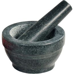 Kesper M&ouml;rser &raquo;mit Schlegel&laquo; &Oslash; 16 cm grau Granit &Oslash; 16cm + H&ouml;he 8,5cm