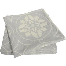 Adam Stoffserviette &raquo;Romantic Puligny Light&laquo; grau Obermaterial: 100% Baumwolle Bio-Baumwolle