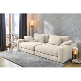 Jockenh&ouml;fer Big-Sofa &raquo;Milano XXL, B: 290 cm&laquo; mit Zierkissen, Relaxfl&auml;che 120x240 cm, Federkern beige Korpus: 100% Polyester;Kissen: 100% Polyester B/H/T: 290cm x 