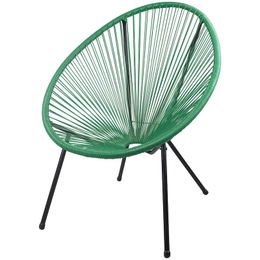 Garden Pleasure Gartensessel &raquo;Dalida&laquo; Set, 2 Stk. tlg. gr&uuml;n B/H/T: 73cm x 93cm x 73cm
