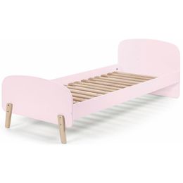 Vipack Kinderbett &raquo;Kiddy, inkl. Rolllattenrost, Liegefl&auml;che 90/200 cm&laquo; B/H/T ca. 205x72x94cm, gerundetes Kopf-/Fu&szlig;teil, verschiedene Farben, gradliniges 