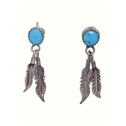 Firetti Damen Paar Ohrstecker &raquo;Schmuck Geschenk Silber 925 Ohrschmuck Edelstein&laquo; mit T&uuml;rkis bunt Silber 925 (Sterlingsilber)