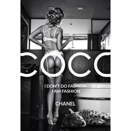 Leinwandbild &raquo;Coco Fashion by Adrian Vieriu auf Keilrahmen gespannt&laquo; 1 Stk. tlg. Kunstdruck Wandbild Bild in verschiedenen Formaten Leinen B/H/T: 80cm