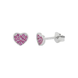 Tom Tailor Damen Tom Tailor Paar Ohrstecker &raquo;Schmuck Geschenk Silber 925 Herz&laquo; mit Zirkonia (synth.) Silber 925 (Sterlingsilber)