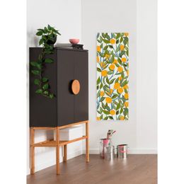 Komar Leinwandbild &raquo;Lemon Soda - Gr&ouml;&szlig;e 30 x 90 cm&laquo; Natur 1 Stk. tlg. Keilrahmenbild mi Echtholzrahmen bunt Holz, Papier B/H/T: 30cm, Natur, 1 Stk.