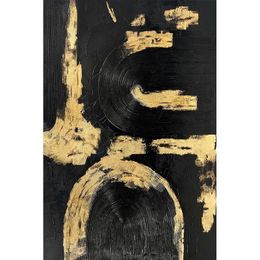 queence Acrylglasbild &raquo;Wandbild, Goldbild, Bild Abstrakte Kunst mit Blattgold veredelt&laquo; Abstrakte Fantasy Kunst Handveredelt mit Blattgold f&uuml;r eine 