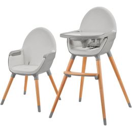 Kinderkraft Hochstuhl &raquo;FINI 2&laquo; () grau B/H/T: 55cm x 96cm x 58,5cm