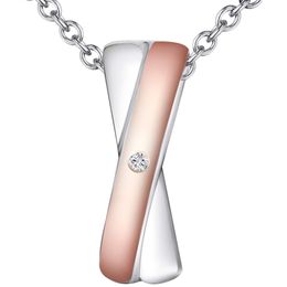 Rafaela Donata Kette Damen Gr&ouml;&szlig;e 40 rosegold / silber