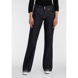 Herrlicher Damen 5-Pocket-Jeans &raquo;Edna Denim Comfort&laquo; im Flared Fit schwarz 33, L&auml;nge 30