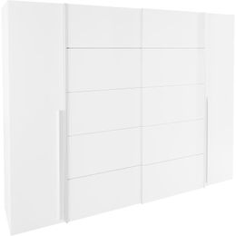 FORTE Kleiderschrank &raquo;Narago, Kombischrank, modernes Design&laquo; B/H/T ca. 270/210/61cm, auch mit Premiumausstattung, Kombination aus Schwebet&uuml;ren mit 