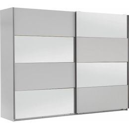 wimex Schwebet&uuml;renschrank &raquo;Easy&laquo; mit Teilspiegel wei&szlig; B/H/T: 270cm x 210cm x 65cm, T&uuml;ren: 2 Stk.