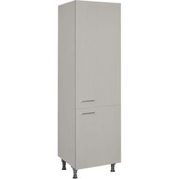 Nobilia Vorratsschrank &raquo;"Touch", Ausrichtung w&auml;hlbar, mit zwei T&uuml;ren, vormontiert,&laquo; Breite/H&ouml;he: 60/216,6 cm grau B/H/T: 60cm x 216,6cm x 58,3cm, 
