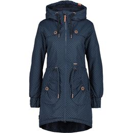 alife and kickin alife & kickin Winter Parka 'CHARLOTTE AK' female size XXL marine blue