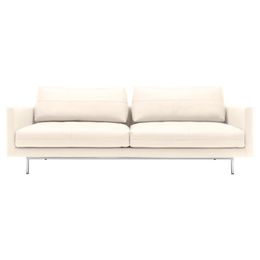 Creation BY ROLF BENZ 4-Sitzer &raquo;CR.414, Designsofa, Loungesofa&laquo; Wahlweise aus Leder oder Chenille wei&szlig; B/H/T: 240cm x 91cm x 106cm, Leder OSKAR