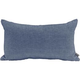 HOCK Dekokissen &raquo;Jonny&laquo; Cordkissen inkl. F&uuml;llung, 45x45cm, Dekokissen, strukturiert blau Obermaterial: 100% Polyester. F&uuml;llung: 100% Polyester B/L: 50cm x 