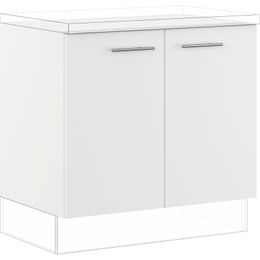 IMPULS K&Uuml;CHEN Sp&uuml;lenunterschrank &raquo;"Valencia & Tirana", In zwei Breiten, H&ouml;he: 72,3 cm&laquo; vormontiert wei&szlig; Dekorfolie, Holzwerkstoff Wei&szlig;, B/H/T: 90cm x 