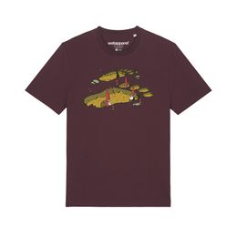 Watapparel T-Shirt Herren Gr&ouml;&szlig;e M mischfarben / dunkelrot