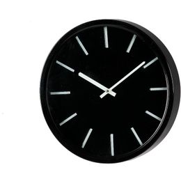 AMBIENTE HAUS Wanduhr &raquo;Wanduhr Black 35cm&laquo; schwarz B/H/T: 35cm x 35cm x 5cm