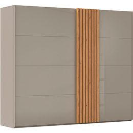 Rauch Schwebet&uuml;renschrank &raquo;Kleiderschrank Schrank Garderobe W&auml;scheschrank TEGIO&laquo; mit hochwertigen Holzdekoraufleistung und Glasfront MADE IN GERMANY 
