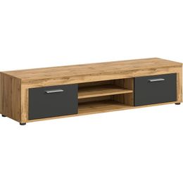 OTTO home Lowboard &raquo;AOSTA, Breite 160 cm, 2 Klappen, 2 offene F&auml;cher&laquo; in verschiedenen Farbausf&uuml;hrungen, individuell kombinierbar, TV-Board, 