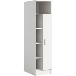 Welltime Mehrzweckschrank &raquo;FALAS, H&ouml;he 195cm, 1 T&uuml;r, 1 Kleiderstange, 5 offene F&auml;cher&laquo; in verschiedenen Farben erh&auml;ltlich, 1 Stk. tlg. 