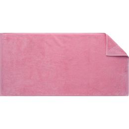 Egeria Handt&uuml;cher &raquo;Elegant&laquo; Uni Programm mit Webkante, reine Baumwolle rosa Walkfrottier, Obermaterial: 100% Baumwolle B/L: 50cmx100cm, 2 Stk., Walkfrottier