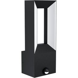 Eglo Wandleuchte &raquo;Riforano Wandlampe, Aluminum-Guss und Kunststoff, IP44, Au&szlig;enleuchte&laquo; LED-Modul 1 Stk. Warmwei&szlig; Wand-/Deckenleuchte - L11 x H29 x 
