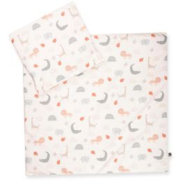Julius Z&ouml;llner Kinderbettw&auml;sche &raquo;Baby- und Kinderbettw&auml;sche aus 100% Bio-Baumwolle&laquo; 2 Stk. erh&auml;ltlich in den Gr&ouml;&szlig;en 80x80+35x40cm und 100x135+40x60cm bunt Linon, 