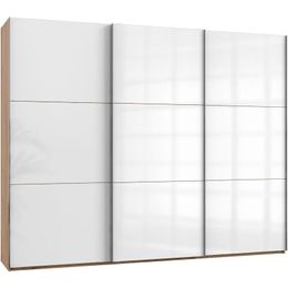 wimex Schwebet&uuml;renschrank &raquo;Level by fresh to go&laquo; mit Glast&uuml;ren braun B/H/T: 300cm x 236cm x 65cm, T&uuml;ren: 3 Stk.