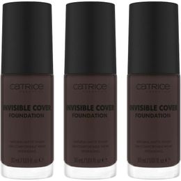 Catrice Damen Foundation &raquo;INVISIBLE COVER FOUNDATION&laquo; mit langanhaltendem Finish braun 90ml