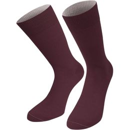 Normani Socken Herren Gr&ouml;&szlig;e 47/50 bordeaux