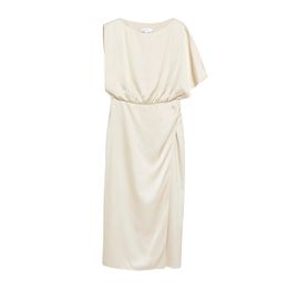 comma, COMMA Kleid Damen Gr&ouml;&szlig;e 34 hellbeige Sommerkleid