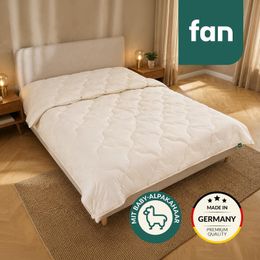 f.a.n. fan Naturhaarbettdecke &raquo;Baby Alpaka, Bettdecke in 135x200 und weiteren Gr&ouml;&szlig;en erh&auml;ltlich&laquo; 4-Jahreszeiten F&uuml;llung 97% Alpaka & 3% sonstige Faser 1 Stk.