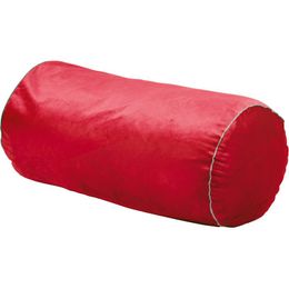 Pad Dekokissen &raquo;Elegance&laquo; Design als Basic, aus Samt, elegante Optik rot Polyester B/L: 15cm x 50cm, 1 Stk.