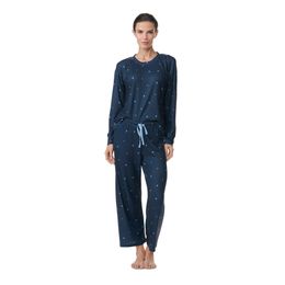 PJ Salvage Pyjama ' l/s - P.J. Salvage Special ' Damen Gr&ouml;&szlig;e L blau Sommerkleid