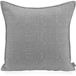 HOCK Dekokissen &raquo;Brian&laquo; Outdoorkissen inkl. F&uuml;llung, 50x30cm, Dekokissen, gemustert, schwarz schwarz Obermaterial: 100% Polypropylen B/L: 45cm x 45cm, 1 