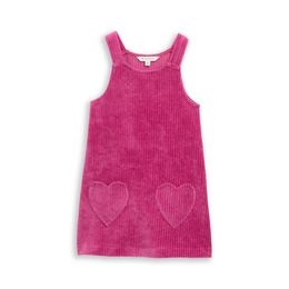 Tom Tailor M&auml;dchen Tom Tailor Jerseykleid aufgesetzte Taschen mit Herz-Taschen und auf Samt-Cord 128/134, N-Gr