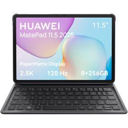 Huawei Tablet &raquo;MatePad 11,5" 2025, PaperMatte Display, 8G+256G, inkl. Black Keyboard&laquo; (29,2 cm / 11,5 &prime;&prime;) HarmonyOS 256 GB 2.5K PaperMatte Display, 10.100 