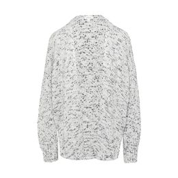 S.oliver Strickjacke Damen Gr&ouml;&szlig;e XL grau / wei&szlig;