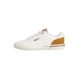Pepe Jeans Sneakers 'Kenton Campus' female size 37 Cognac / Off white