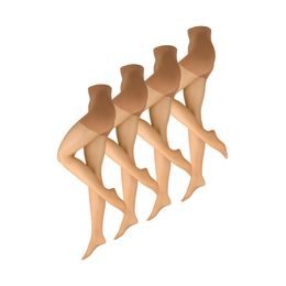 Nur Die Feinstrumpfhose ' Goodbye Laufmaschen Shape 20 DEN ' Damen Gr&ouml;&szlig;e M/L beige