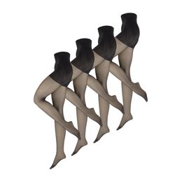 Nur Die Feinstrumpfhose ' Goodbye Laufmaschen Shape 20 DEN ' Damen Gr&ouml;&szlig;e XXL/XXXL schwarz