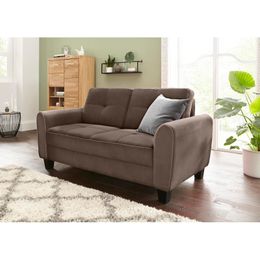 Sit & More sit&more 2-Sitzer &raquo;Varese&laquo; inklusive Federkern braun Luxus-Microfaser ALTARA NUBUCK (100% Polyester);Luxus-Microfaser (100% Polyester) B/H/T: 174cm x 