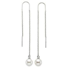 Aniston Jewelry & Watches Damen Aniston JEWELRY & WATCHES Paar Ohrh&auml;nger &raquo;Schmuck Geschenk Silberohrh&auml;nger zum Durchziehen&laquo; mit Muschelkernperle (