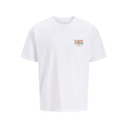 Jack & Jones Jack & Jones T-Shirt Herren Gr&ouml;&szlig;e M gr&uuml;n / orangerot / wei&szlig;