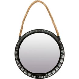MyFlair Spiegelwandblaker &raquo;Andschana, schwarz&laquo; Landhaus, rund schwarz B/H/T: 28cm x 28cm x 28cm, Antikoptik