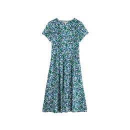 Seasalt Cornwall Summer Dress 'Pier View' female size 42 Blue / Green / White
