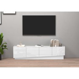 OTTO home Lowboard &raquo;VELA, Lowboard, Breite 180 cm, Design mit schr&auml;gen T&uuml;ren,Made in Italy&laquo; 1 Stk. tlg. Ma&szlig;e B/T/H: 180x35x45, Hochglanz lackierte 