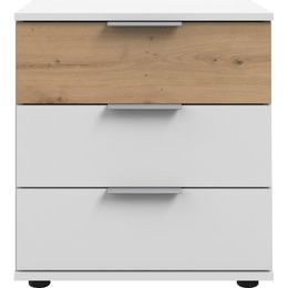 wimex Nachtkonsole &raquo;Gibraltar&laquo; in 2 H&ouml;hen, wahlweise im 2er Set wei&szlig; Holzwerkstoff B/H/T: 52cm x 56cm x 38cm, 1 Nachtkonsole, 3 Stk.