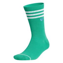 adidas Performance Sportsocken ' Crew' Herren Gr&ouml;&szlig;e 47/49 limette / wei&szlig;